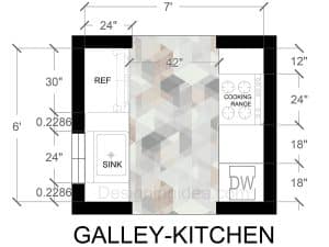7 Tiny Kitchen Layouts: Smart Designs for 30–70 Sq Ft Floor Plans
