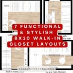 5 Functional 5x5 Walk-In Closet Layouts You'll Love