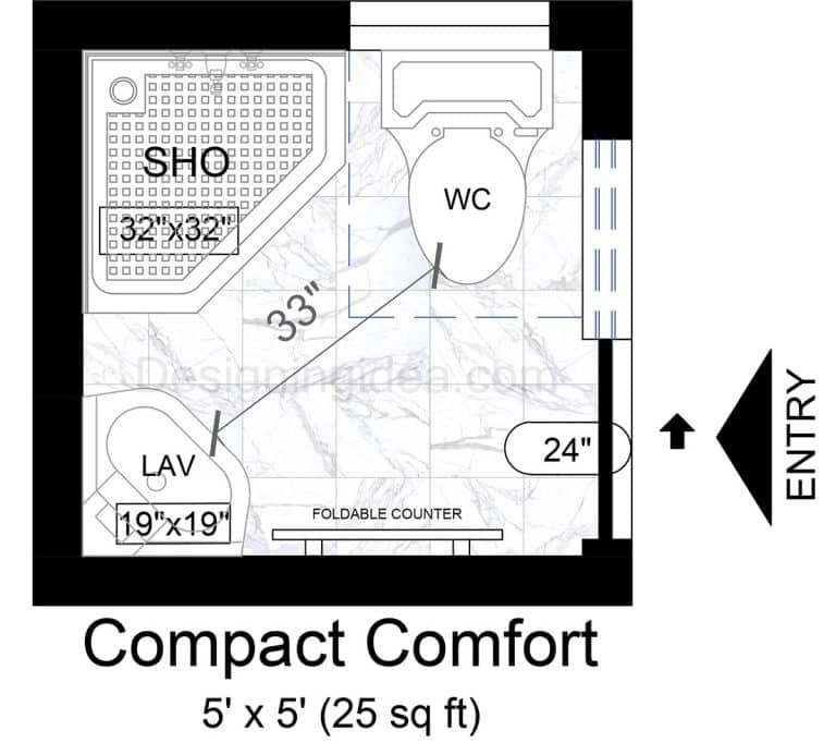 Tiny Bathroom Layouts That Maximize Every Inch