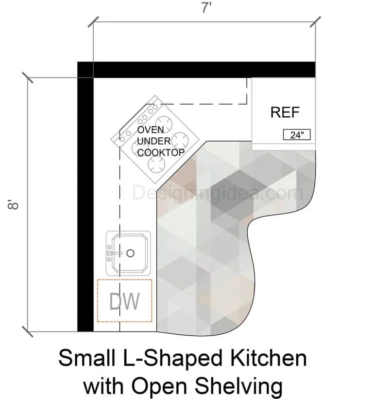 5 Small L-shaped Kitchen Layouts Designed for Function and Flow