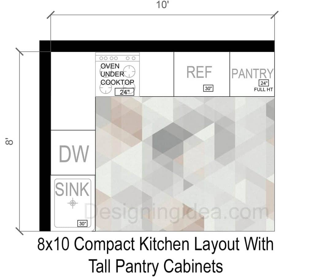 8x10 Kitchen Layout Ideas With Floor Plans You’ll Love