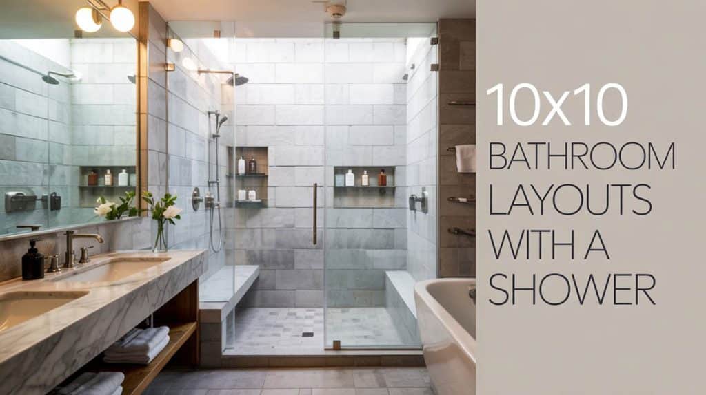 5 Stylish 8x8 Bathroom Layout Designs with a Shower
