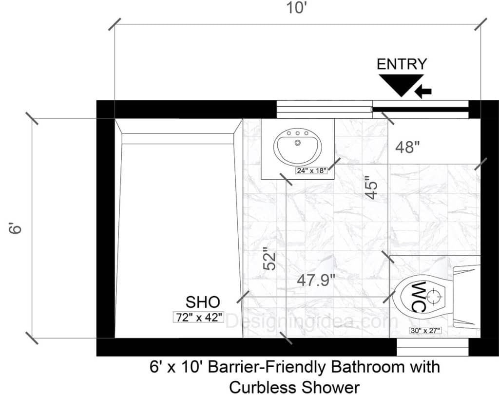 Basement Bathroom Layouts with Showers: Floor Plan & Remodel Ideas