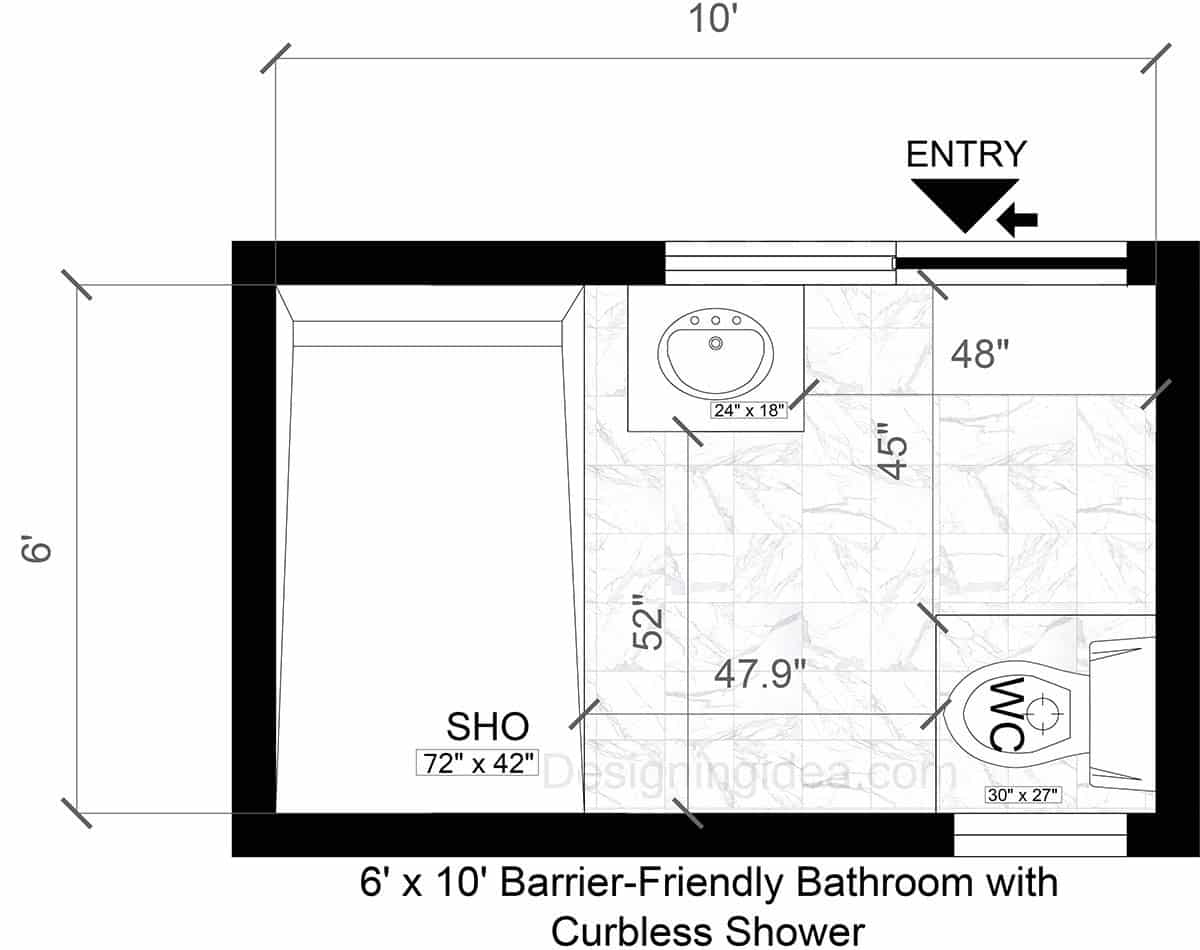 Basement Bathroom Layouts with Showers: Floor Plan & Remodel Ideas