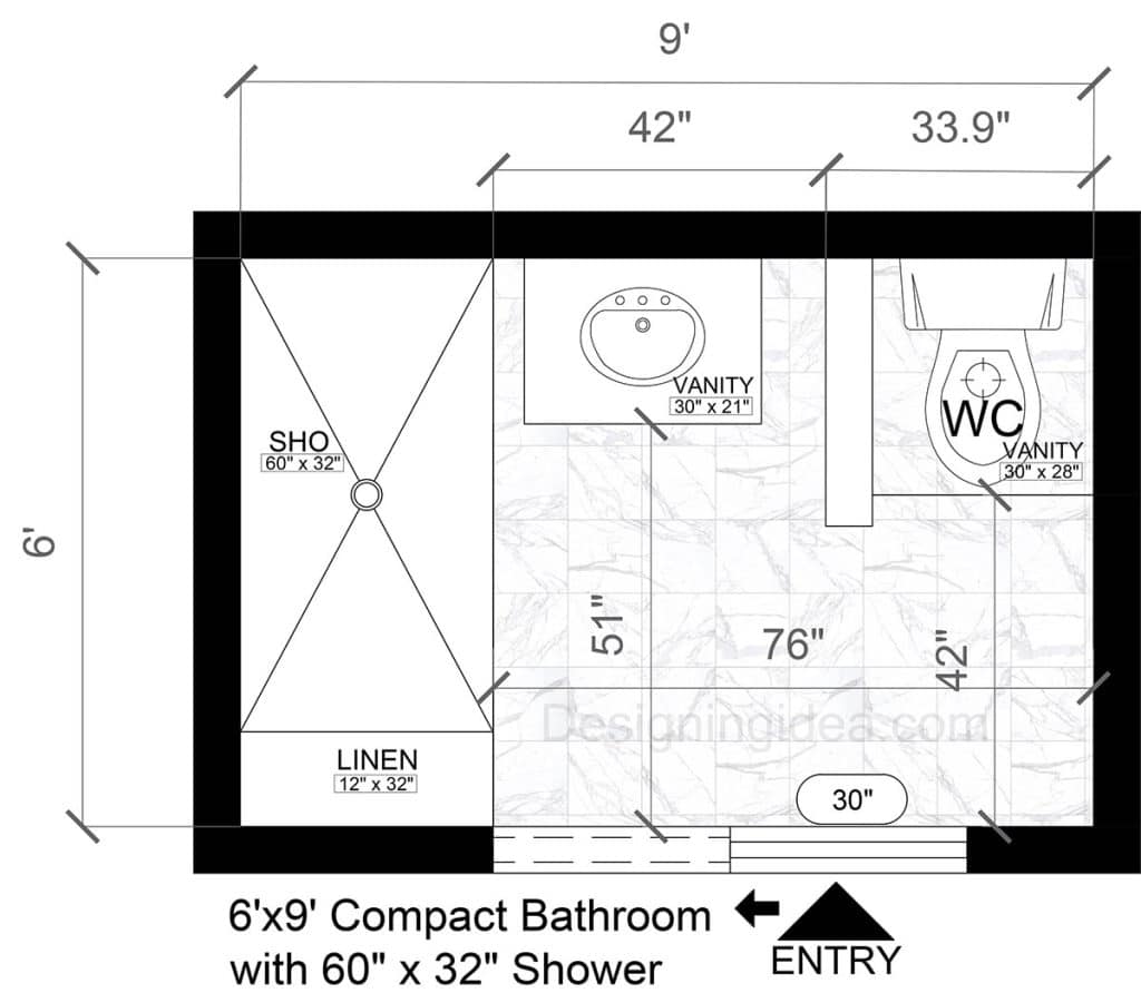 Basement Bathroom Layouts with Showers: Floor Plan & Remodel Ideas