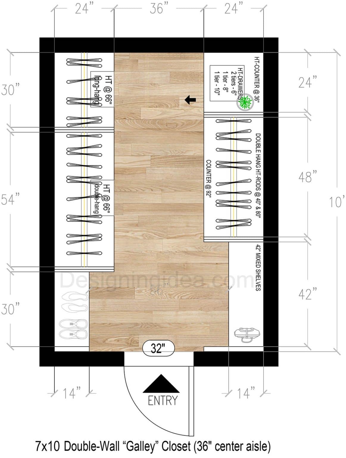 Best 7x10 Walk-In Closet Layouts for High-Capacity, Stylish Storage