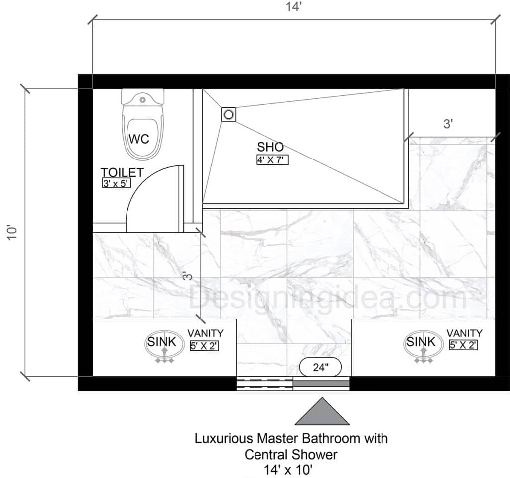 Bathroom Layouts with Large Showers: Walk-In Ideas & Design Tips