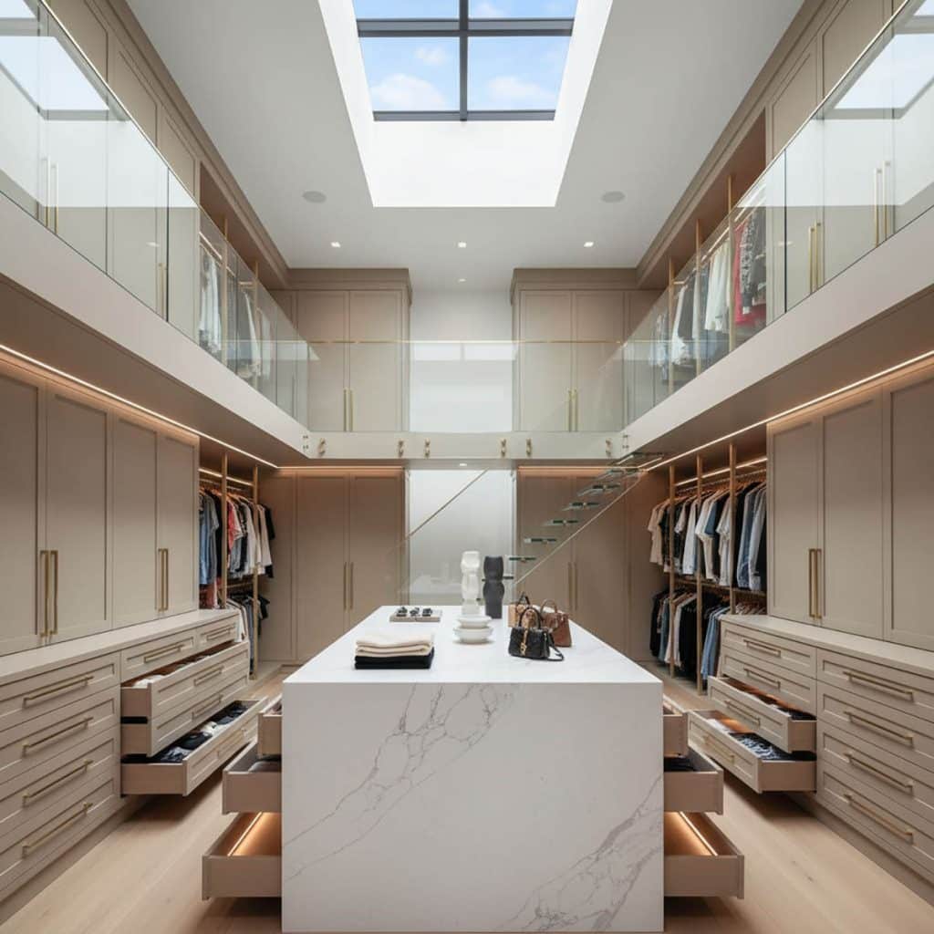 Two Story Walk In Closet Inspiration: 25 Stunning Designs to Copy