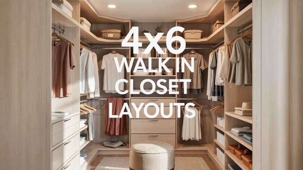 Square 4×4 Walk-in Closet Layouts For Organized Living