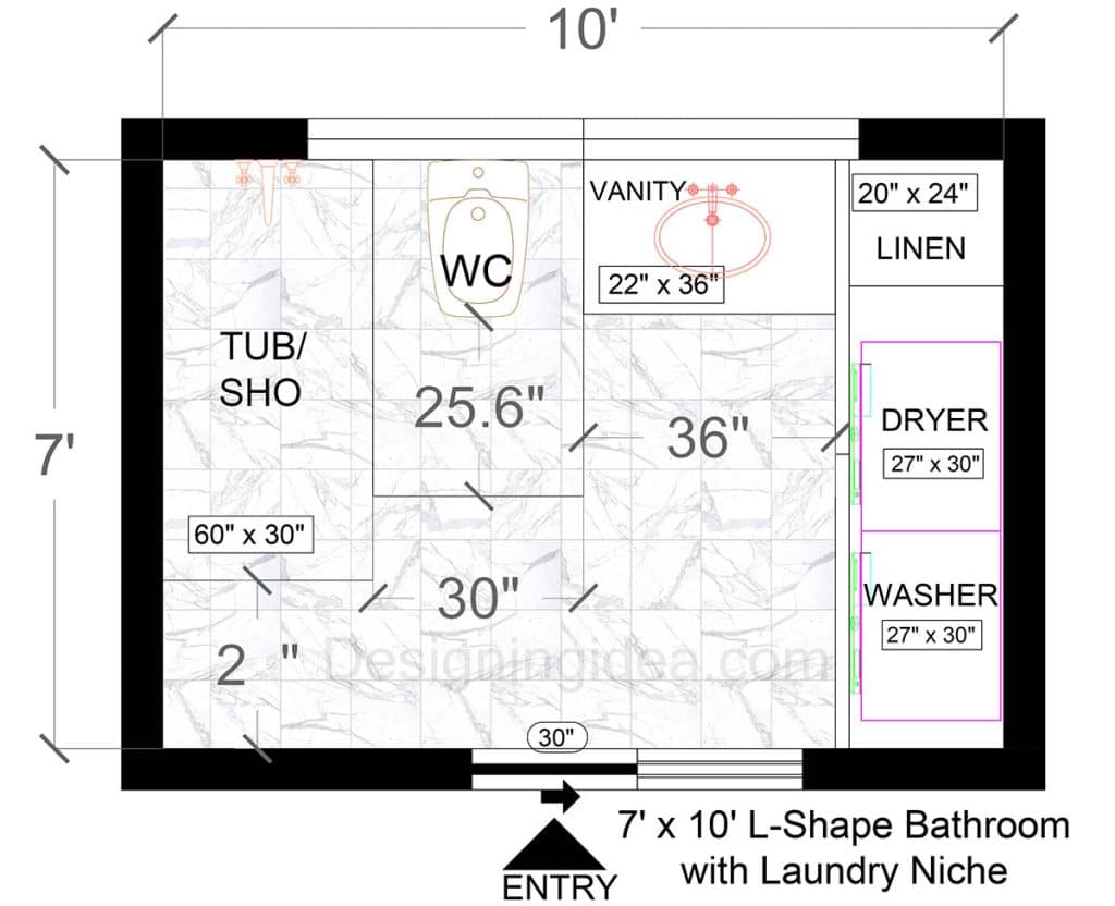 Small Bathroom Laundry Room Combo Layouts for Tight Spaces