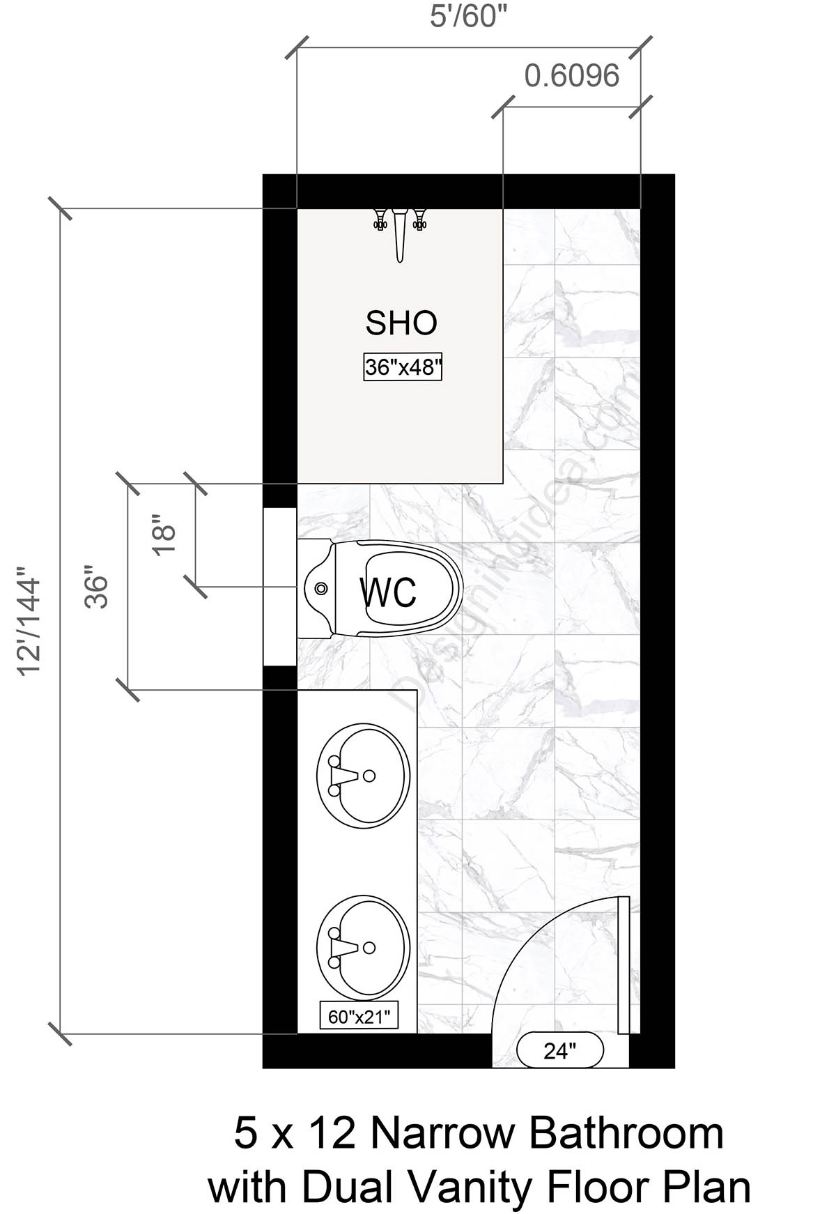 Small Bathroom with Double Vanity Layouts: Best Plans For Two-Sink Comfort
