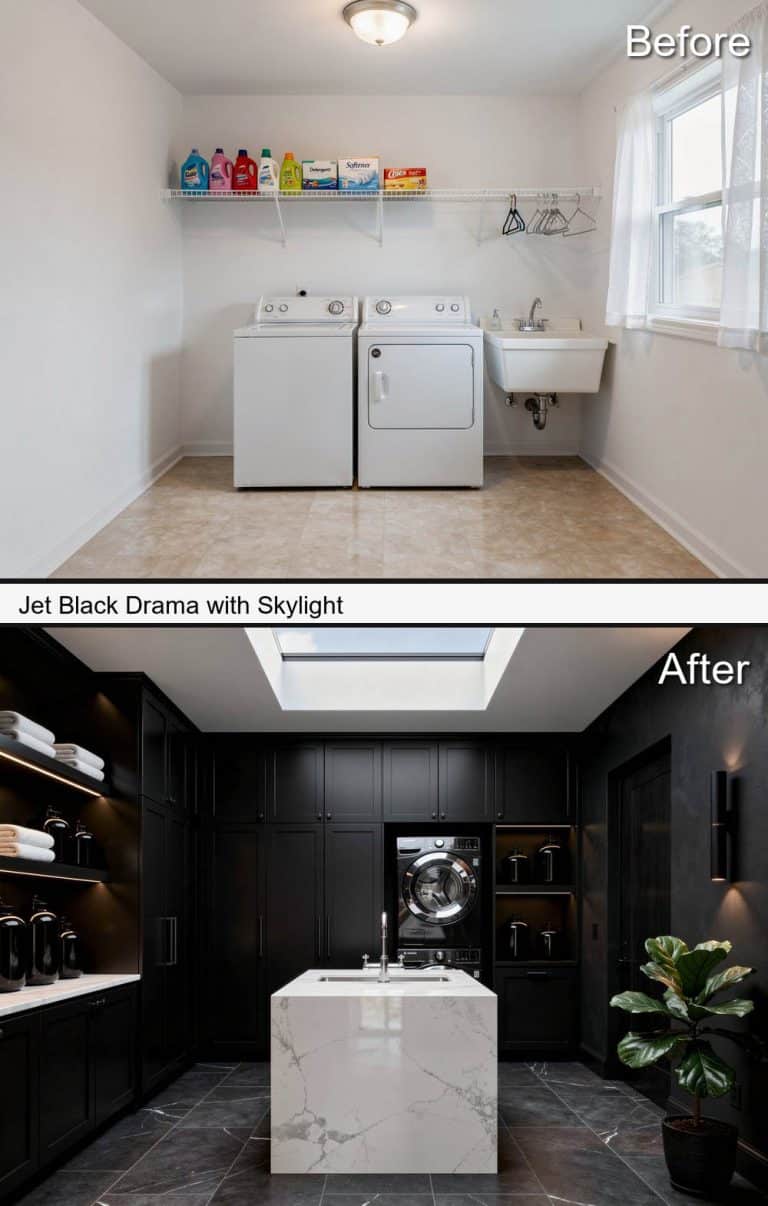 Laundry Room Makeover Before and After: 39 AI Design Transformations